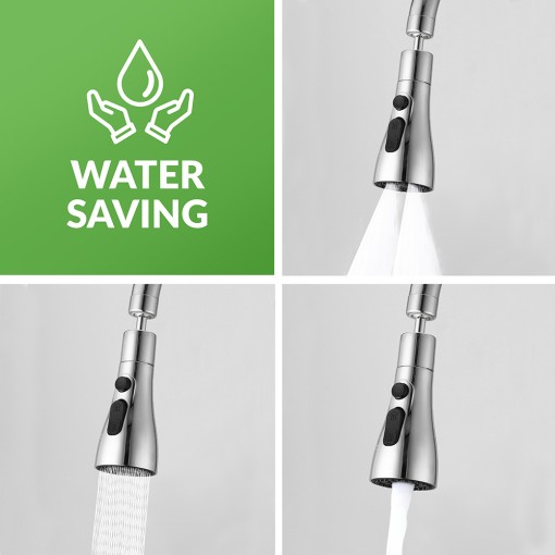 Adaptateur douchette pour robinet Power Jet Stream Eco 3 jets - B. Living
